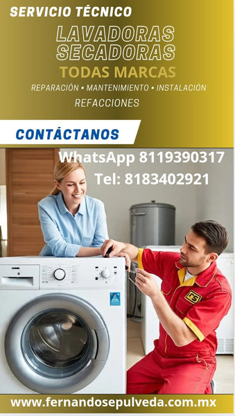Refacciones de Lavadoras Lg en Monterrey – Fernando Sepúlveda